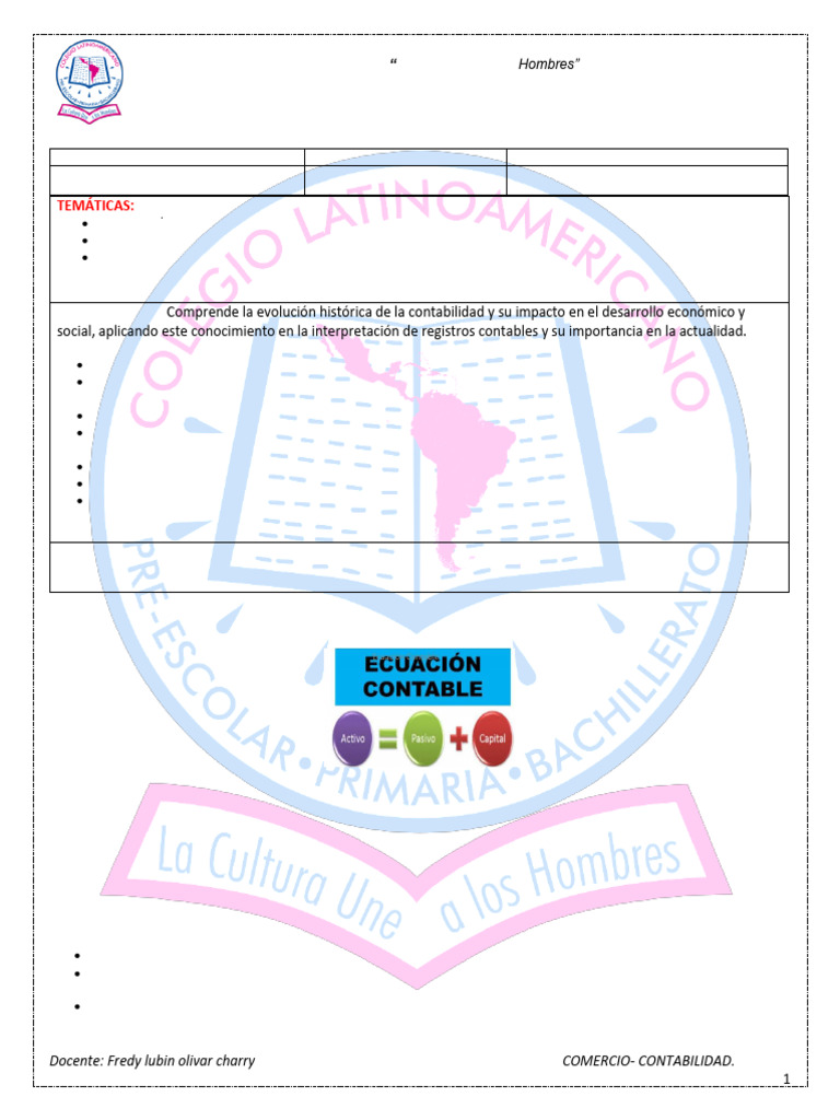 Guía de Trabajo Contabilidad Grado Once p1 c2 2025 | PDF | Contabilidad | Tarjeta de débito