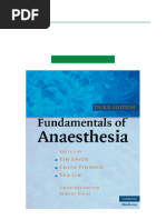 Textbook of Anaesthesia | PDF