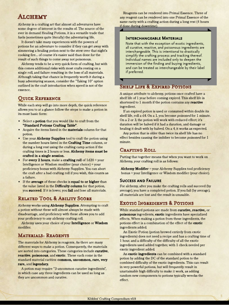 Alchemy Preivew - GM Binder | PDF | Dungeons & Dragons | Gary Gygax Games