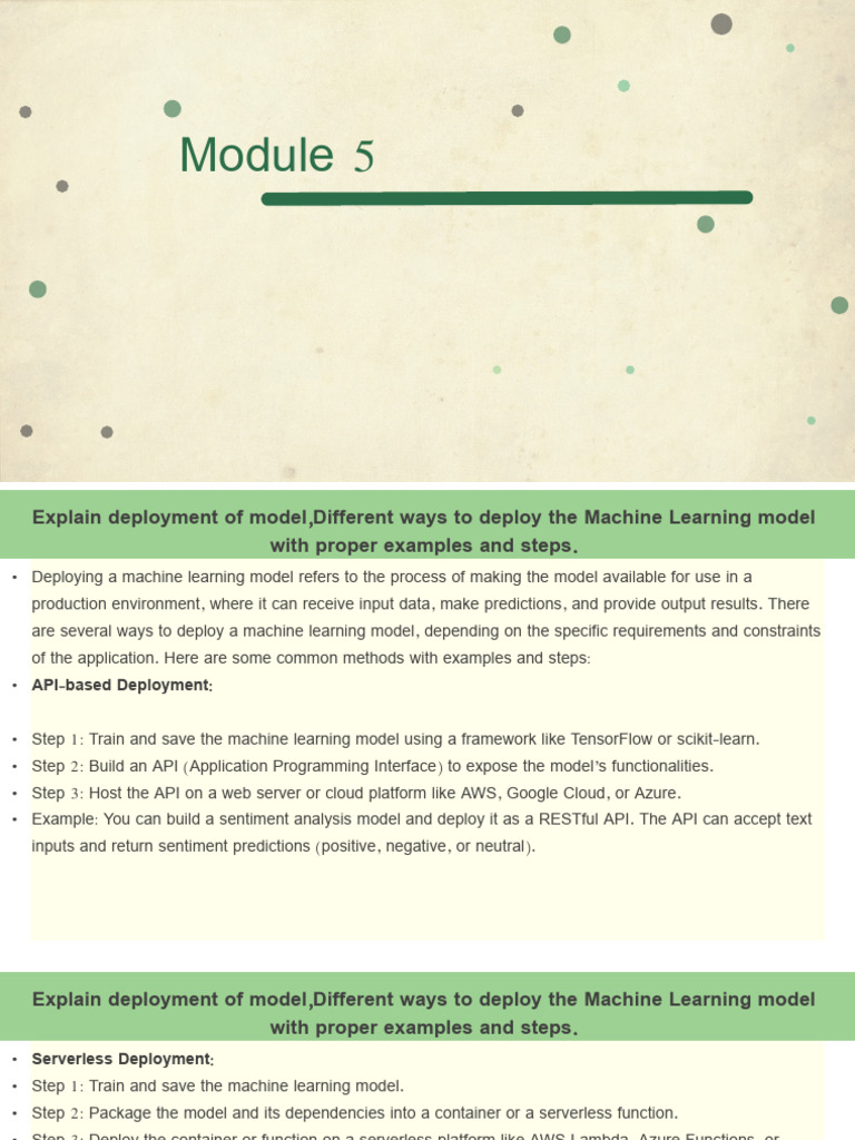 Aml - Module - 5 | PDF | Model–View–Controller | Databases