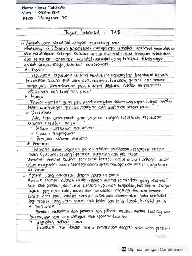 EMA TUTIHANA 042144864 TAP TT1 | PDF