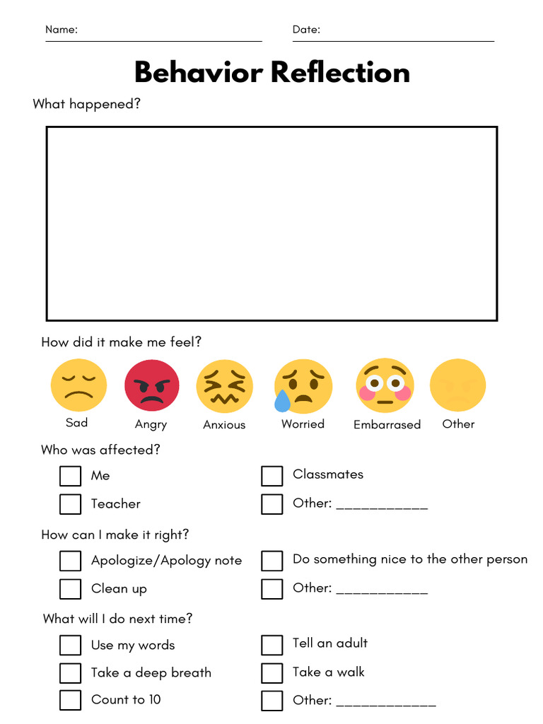 Behavior Reflection AIP | PDF