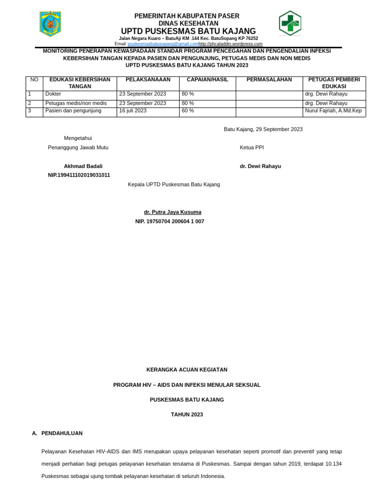 KAK PROGRAM HIV 2023 | PDF