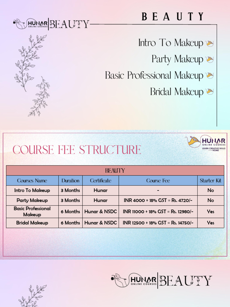 Beauty Courses | PDF