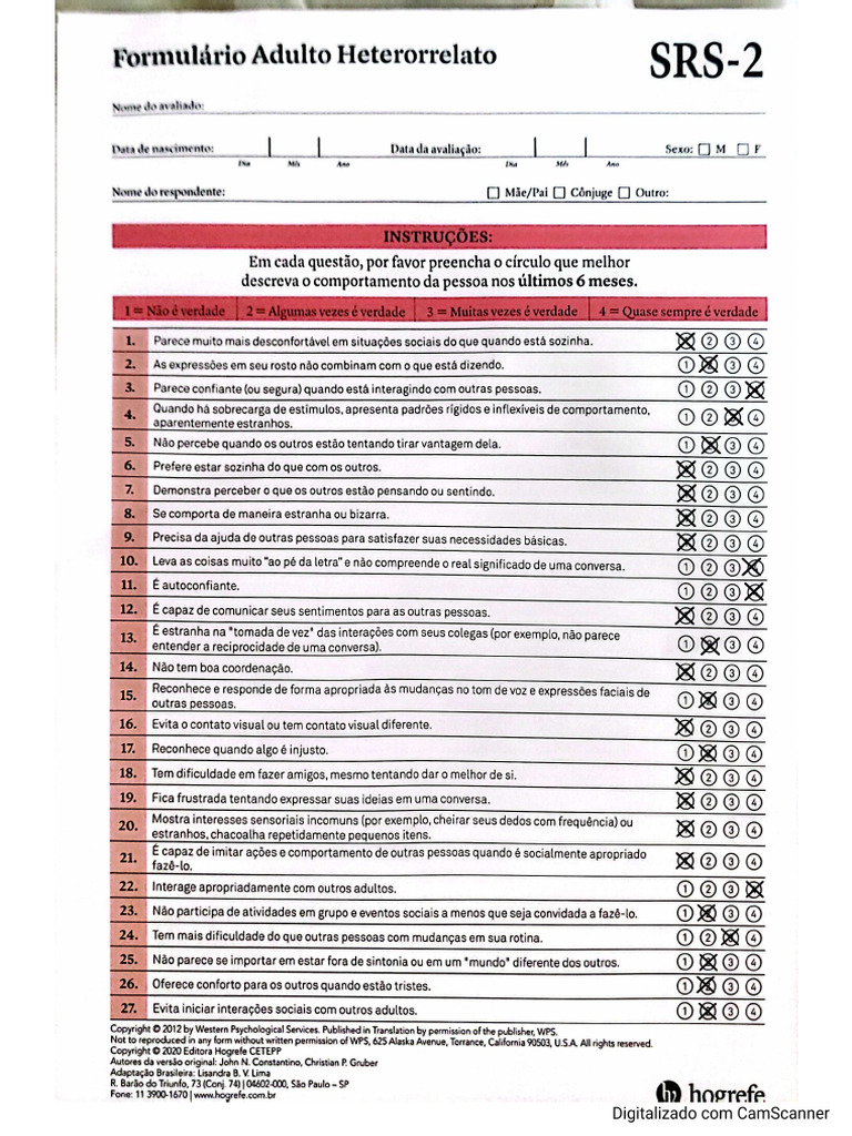 SRS-2 HETERRORELATO | PDF