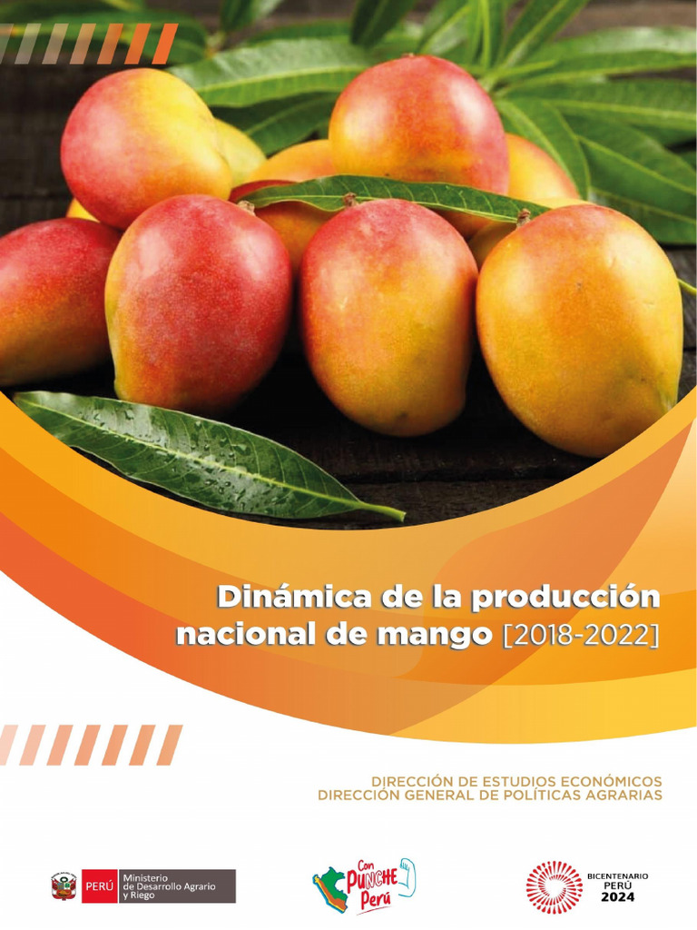Dinamica de La Produccion de Mango 2018 2022 | PDF | Mango | Fruta