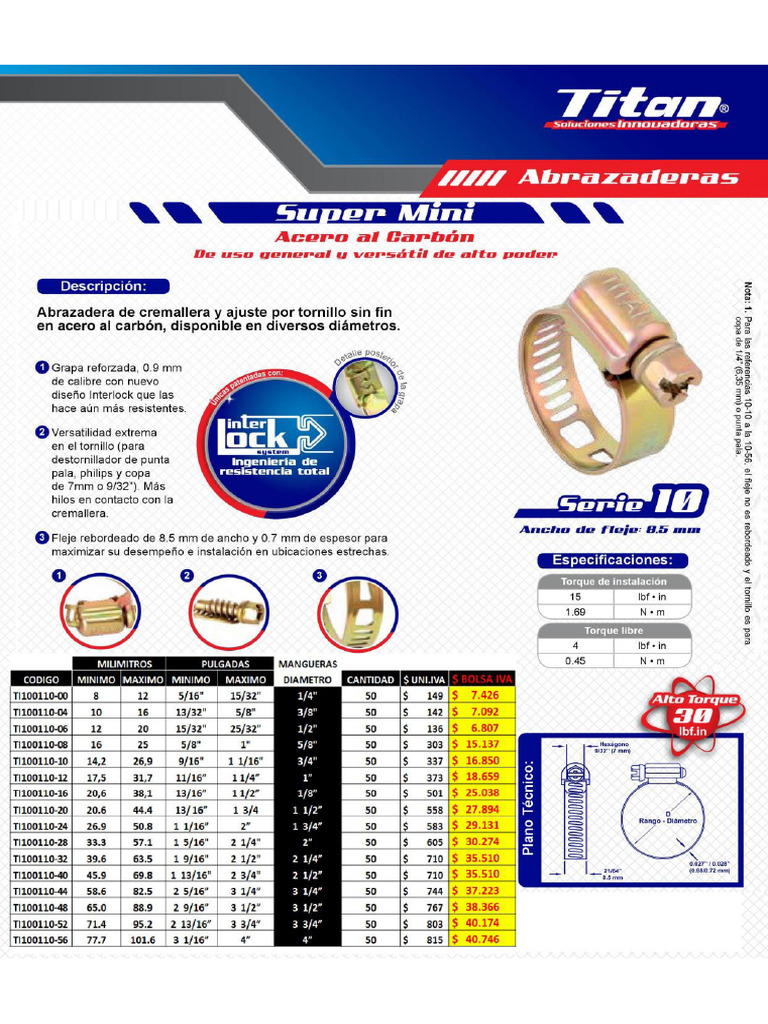 Catalogo Titan | PDF