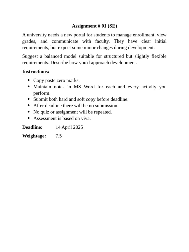 Assignment 01 | PDF