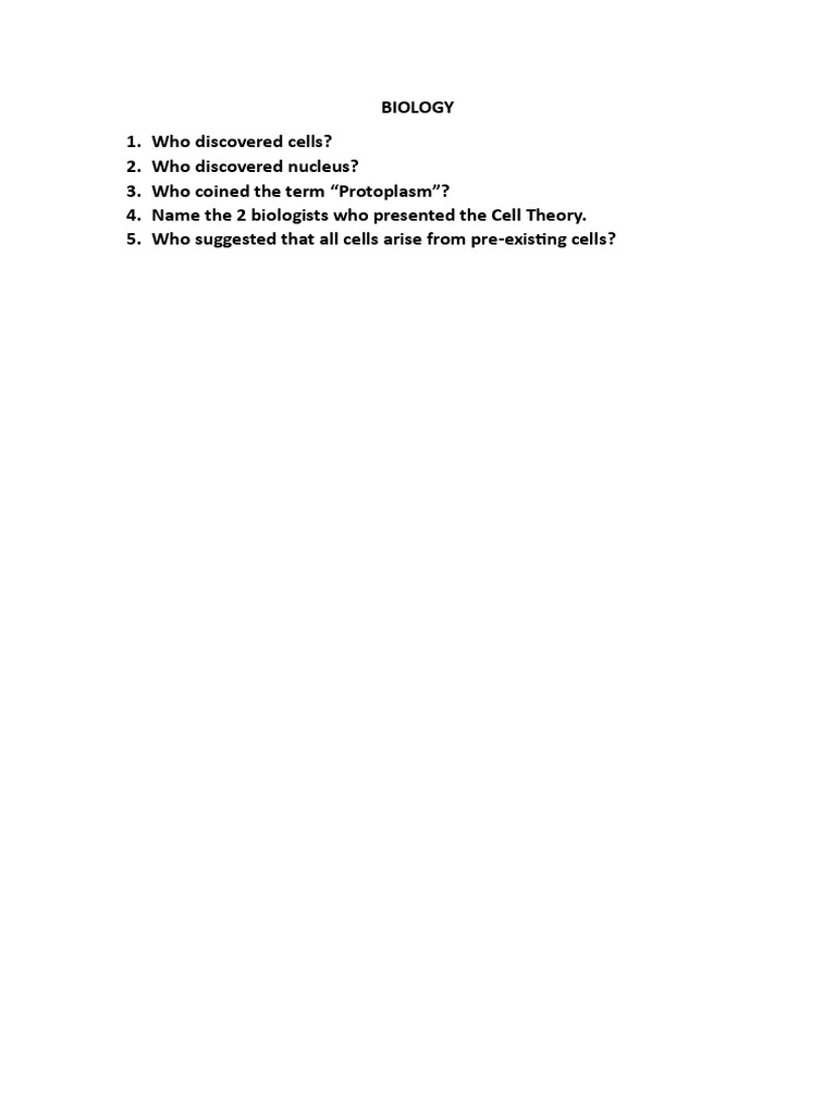 Biology | PDF