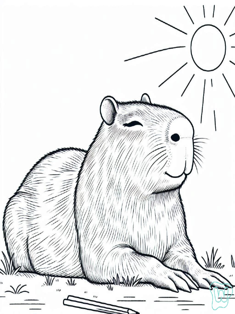 Capibara Relajado Al Sol 3 | PDF