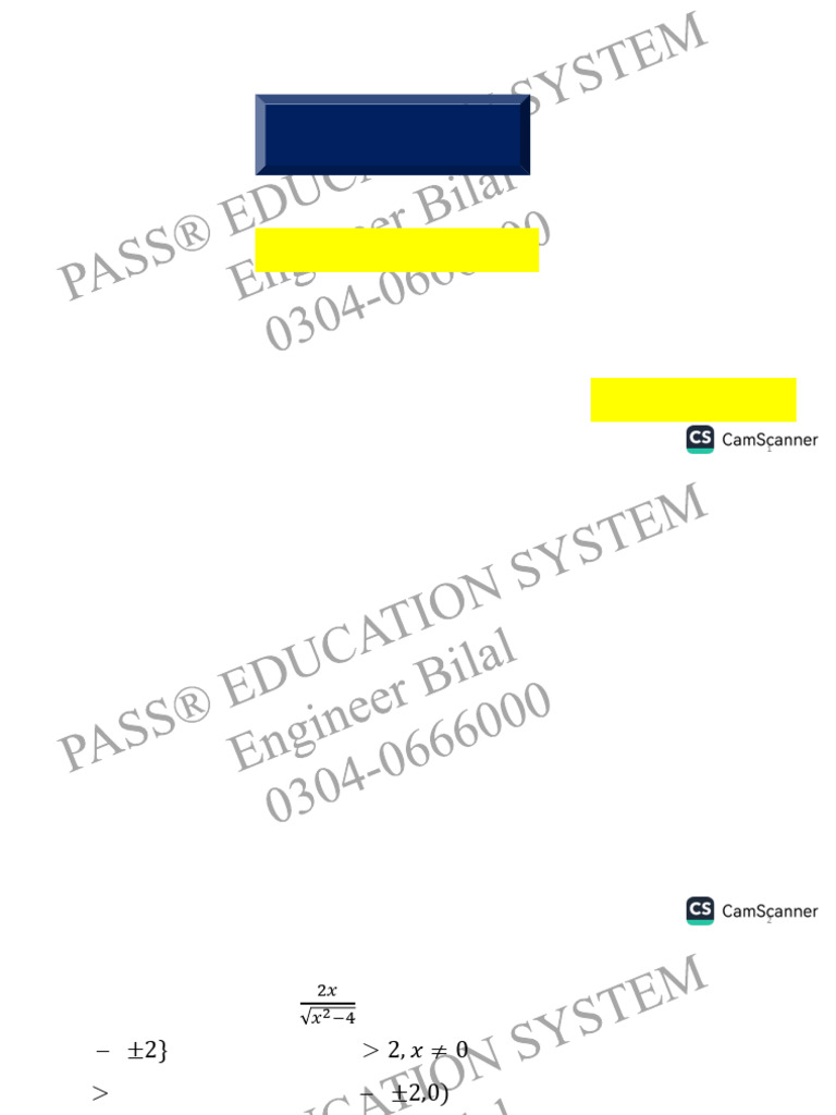 Functions-Limits-Practice-MCQs-Work-Sheet (1) | PDF | Function (Mathematics) | Analysis