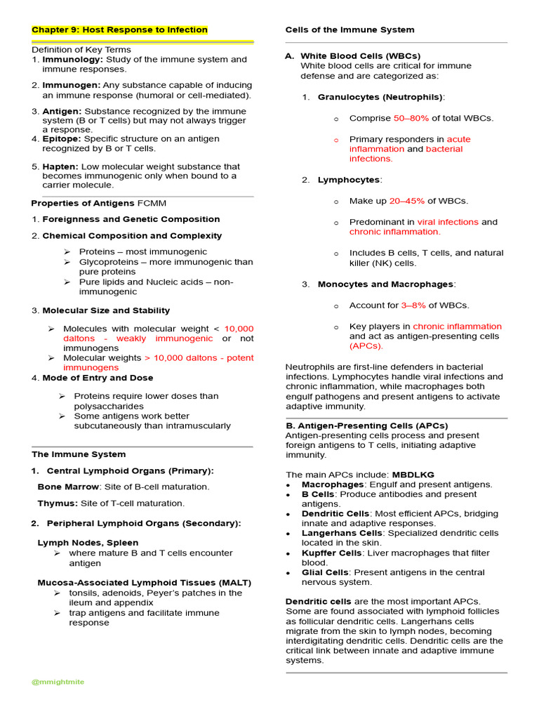 Microbiology and Parasitology Chapter 9 | PDF | Immune System | Antibody