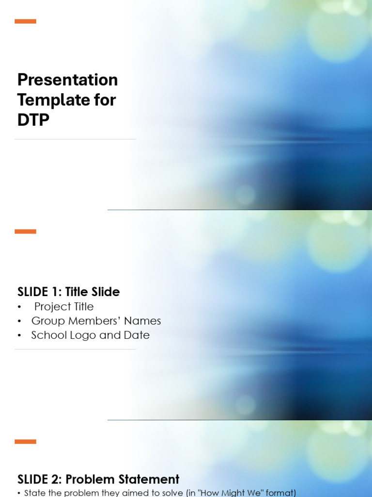 Presentation Template For DTP | PDF | Prototype | Artificial Intelligence