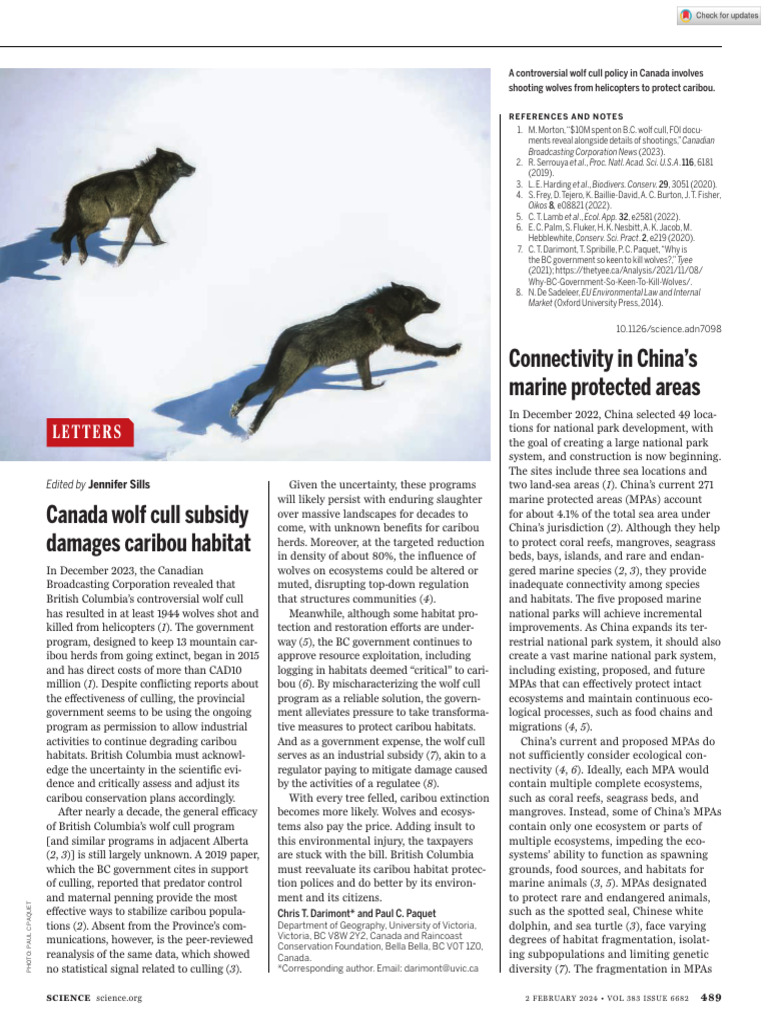 Science Adn4001 | PDF | Climate Change Mitigation | Conservation Biology