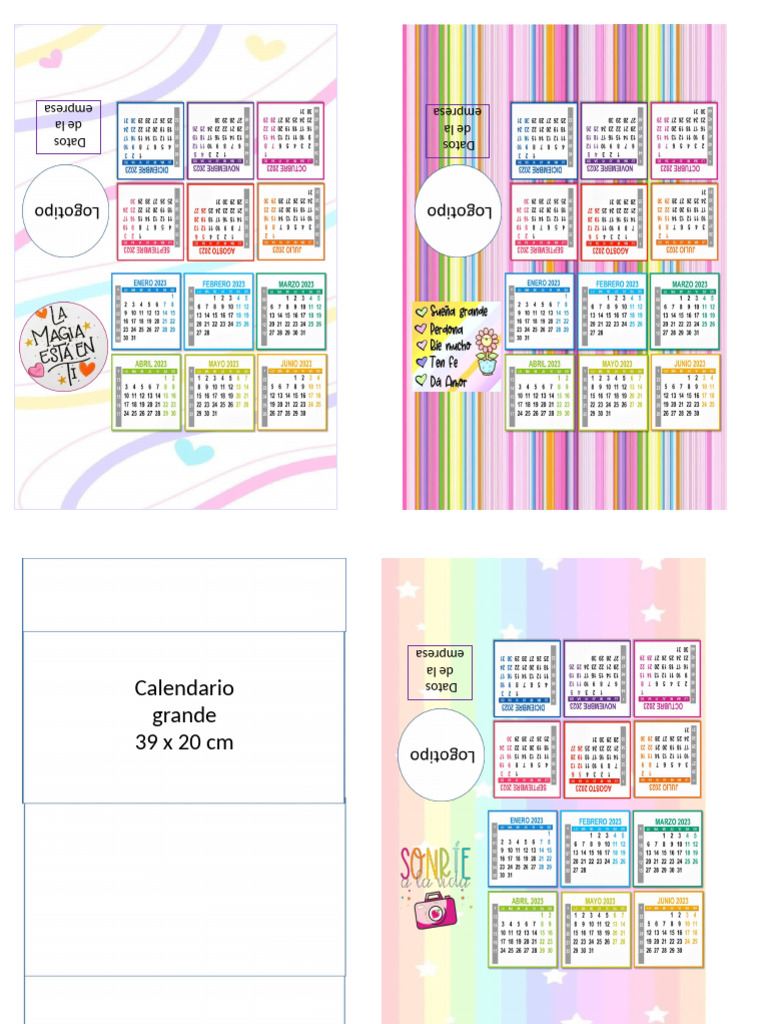 calendarios de escritorio | PDF