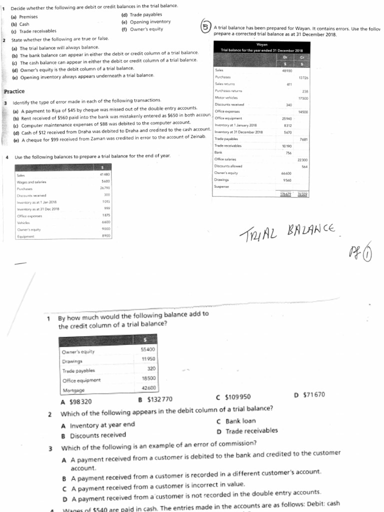 2021 Trial Bal Yr10 | PDF