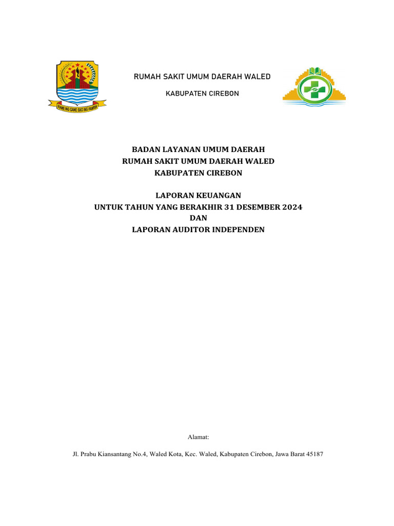 Laporan Keuangan RSUD Waled 2024 | PDF