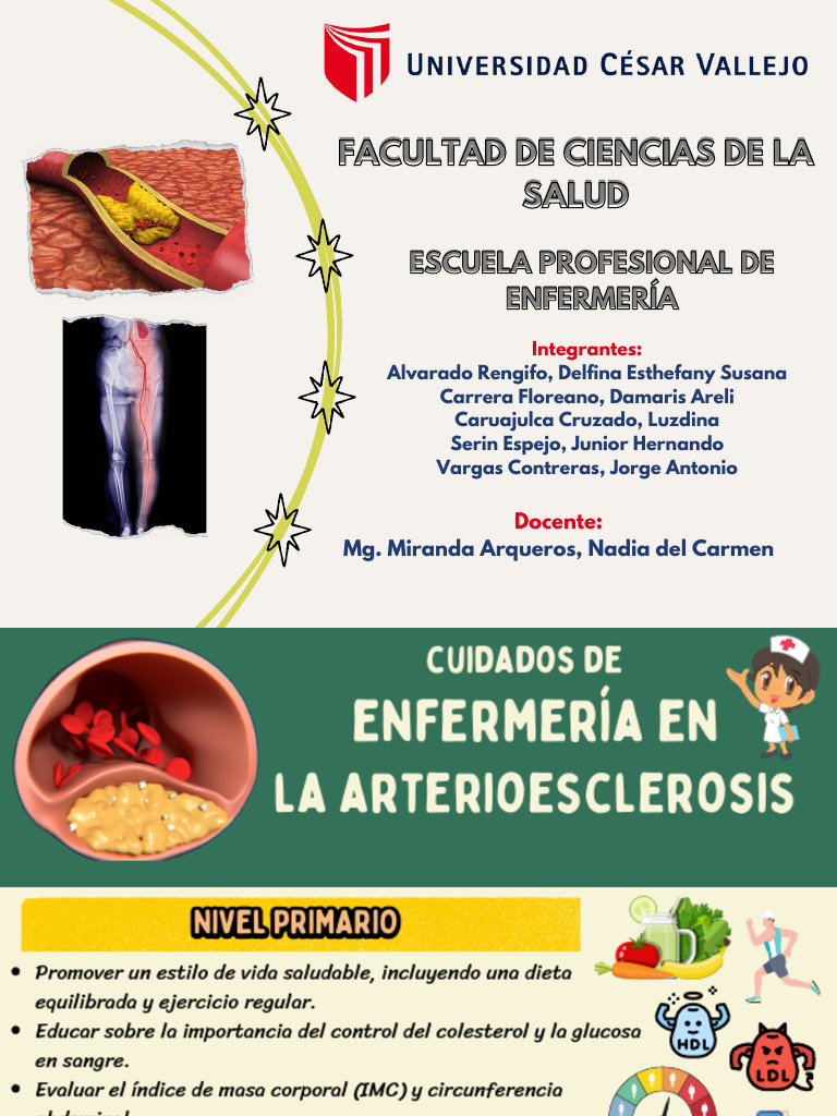 Infografía - Arteriosclerosis y Eap | PDF | Medicina CLINICA | Enfermedades y trastornos