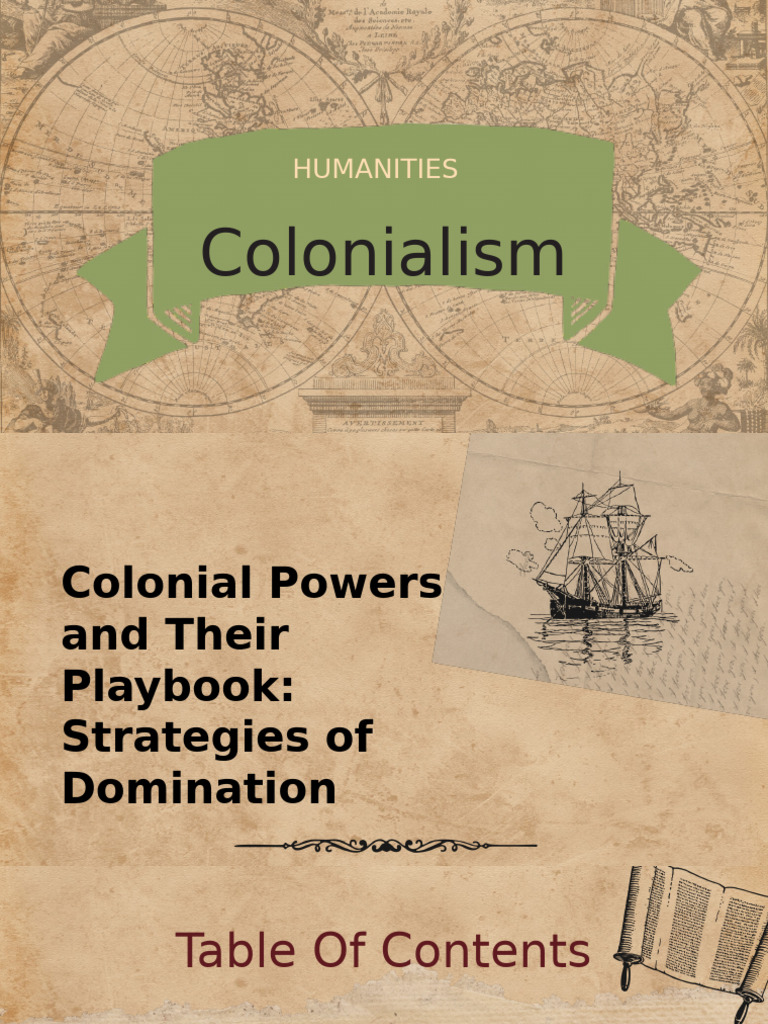 History Subject For High School Colonialism Beige and Brown Vintage ...