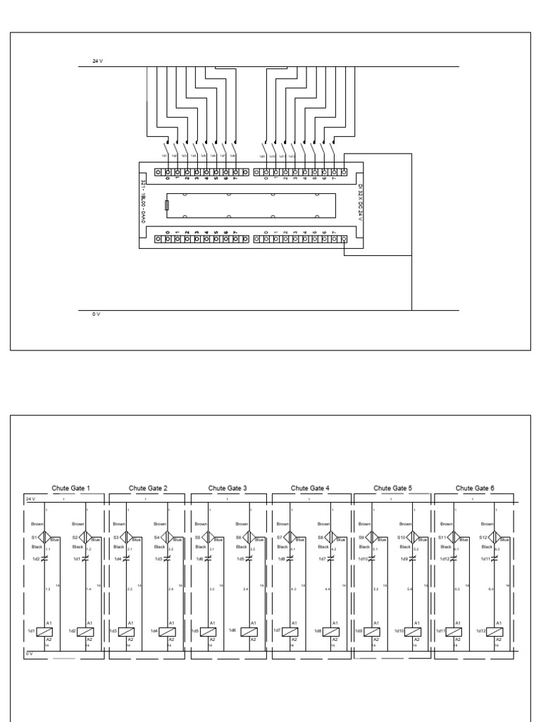 Chute Gate Drawing Open & Close | PDF