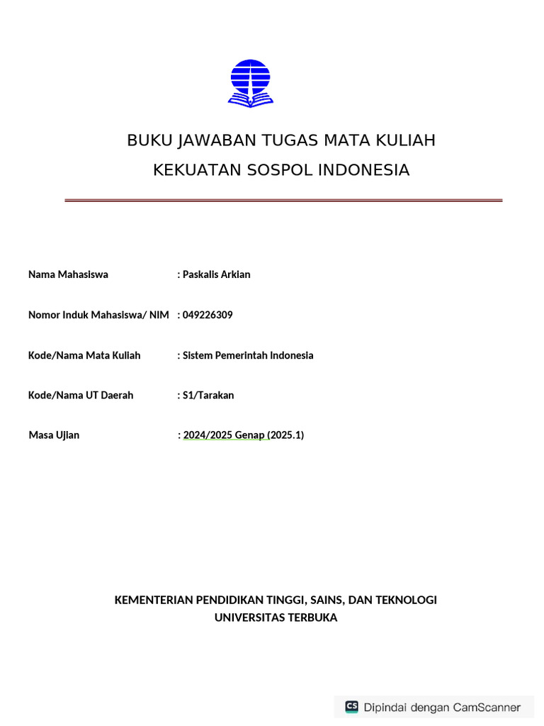 Kekuatan Sospol Indonesia | PDF
