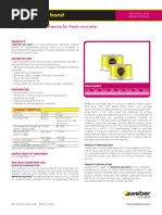 Weber 331 TX Repair Mortar Datasheet | PDF | Cement | Mortar (Masonry)