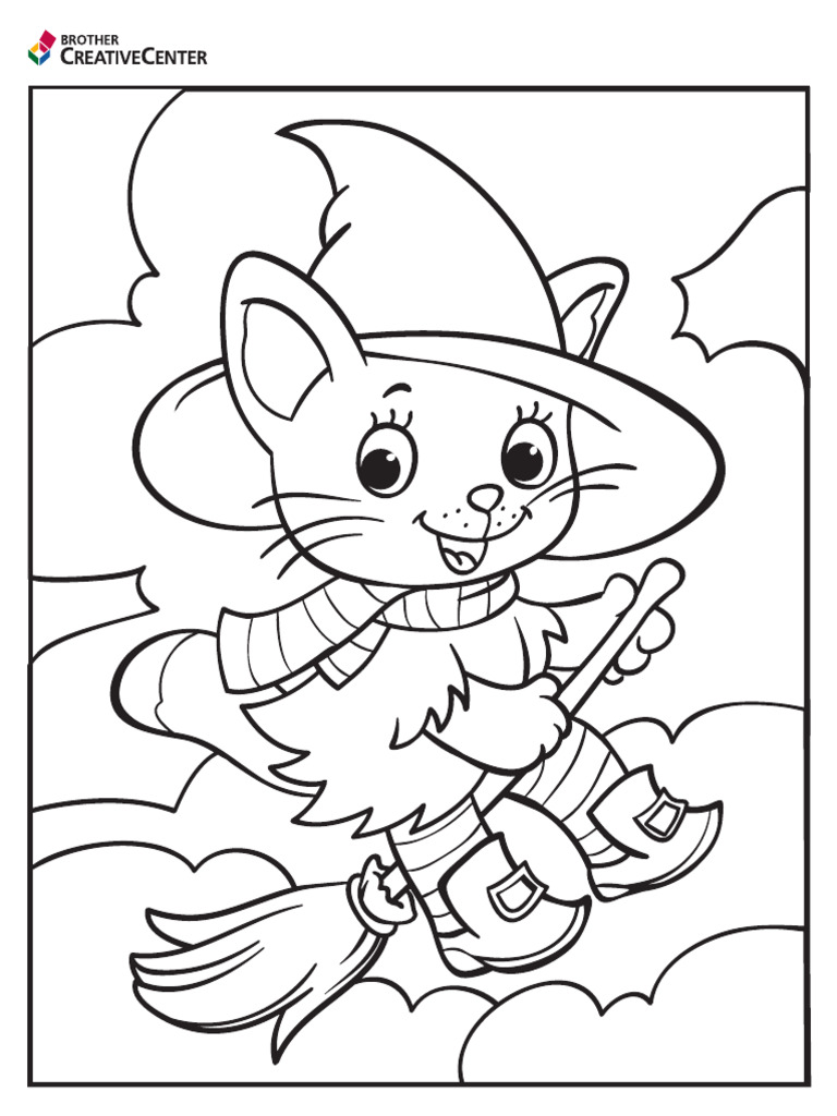 Halloween Witch Cat 001 1 en | PDF