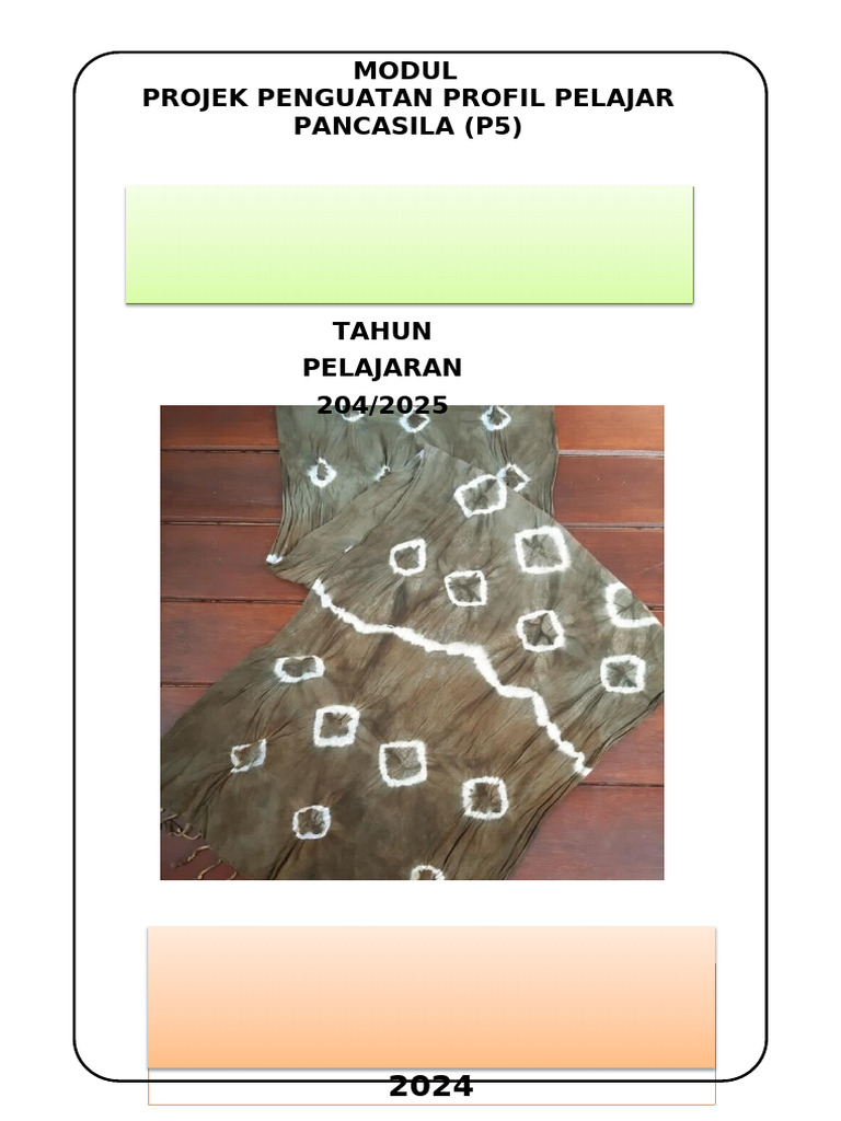 Modul P5 Kelas 6 Finish | PDF