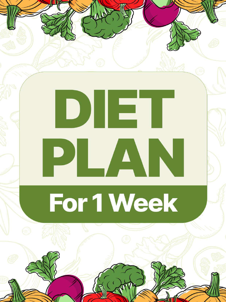 1 Week Diet Plan | PDF
