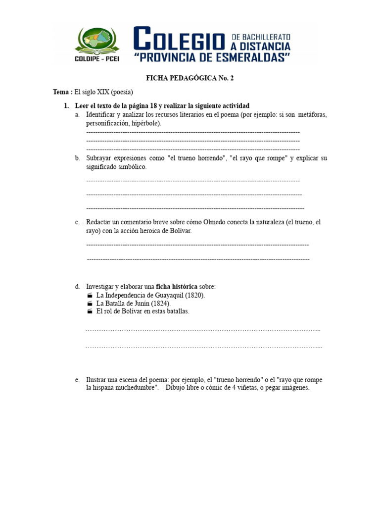 Poesía Del Siglo Xix Y Patriotismo Pdf