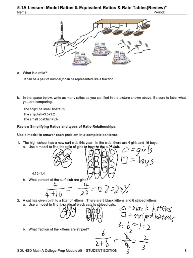 Kevin Diao - 5.1A Lesson_Math A | PDF