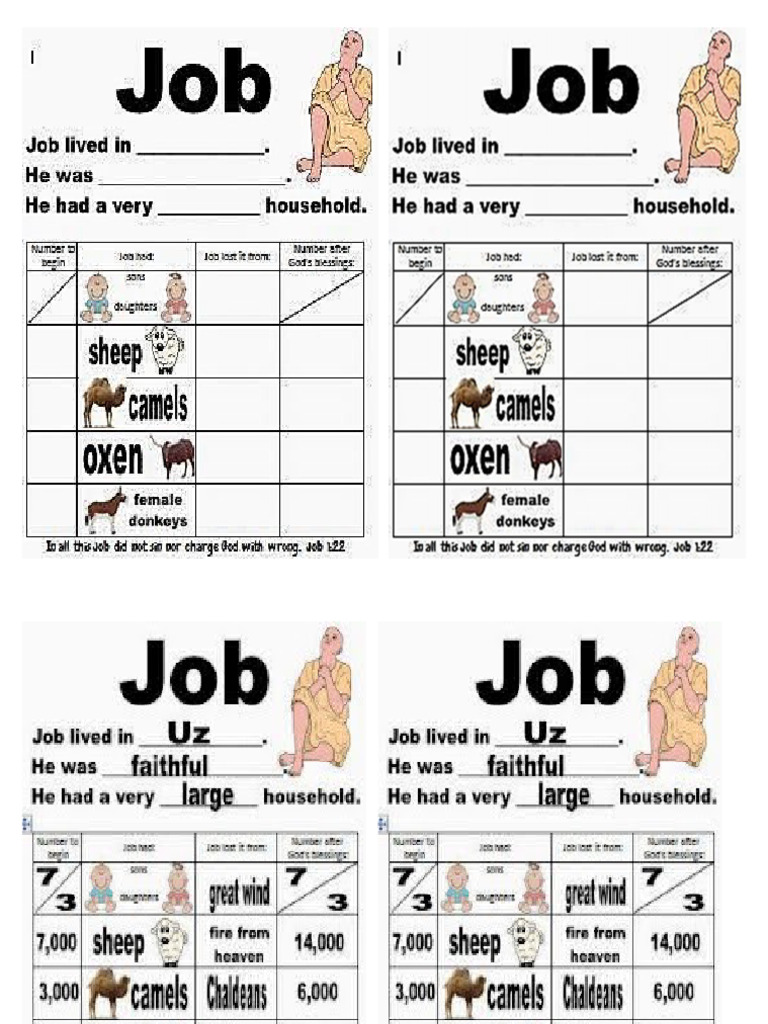 Job - Worksheet | PDF