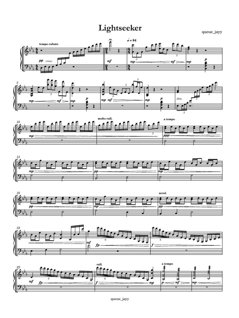 Lightseeker | PDF | Elements Of Music | Musical Forms