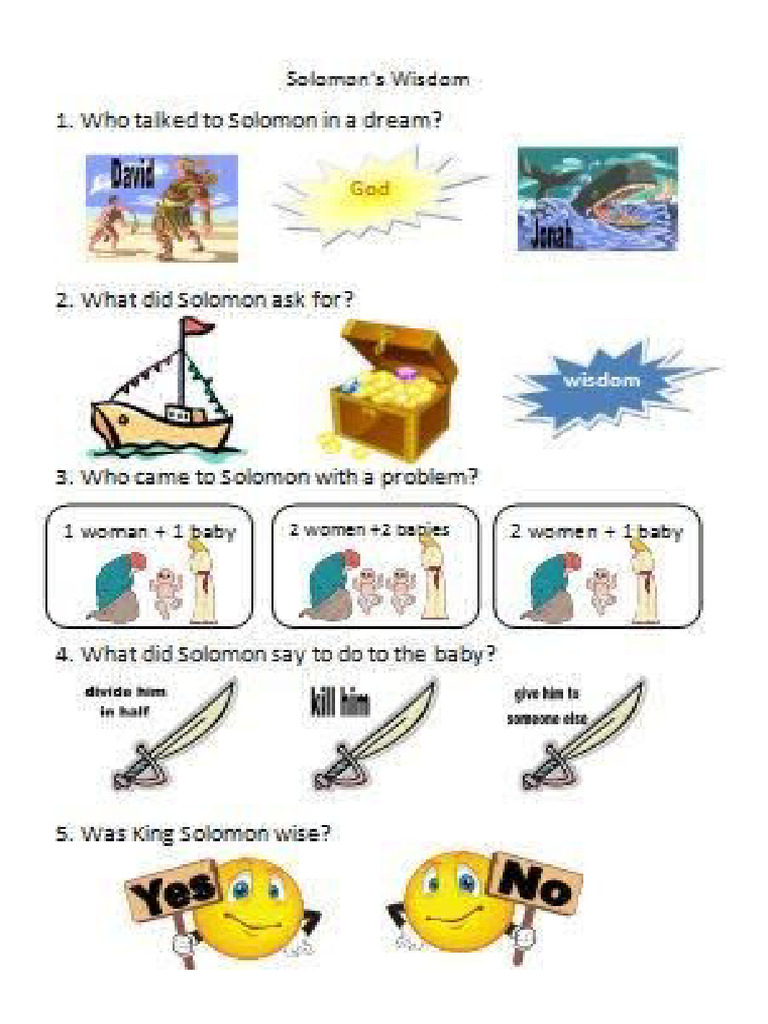 Solomon Worksheet | PDF