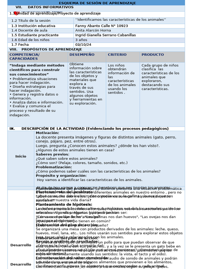 Conociendo Los Beneficios Que Nos Brindan Los Animales'' | PDF ...