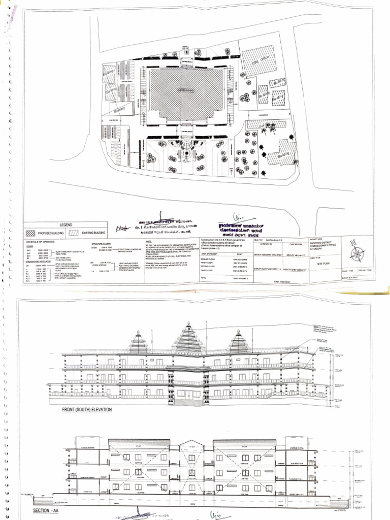 Approved Drawings for Office Complex | PDF | Polyvinyl Chloride ...