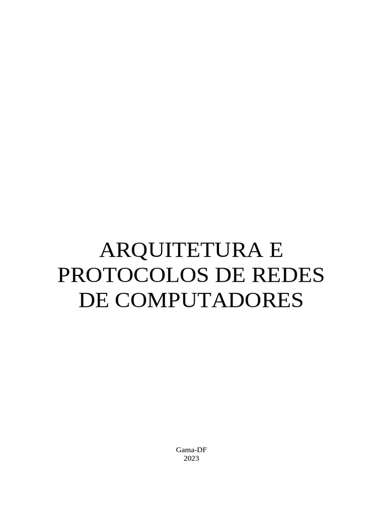 Infraestrutura - ARQUITETURA E PROTOCOLOS DE REDES DE COMPUTADORES | PDF | Rede de computadores ...