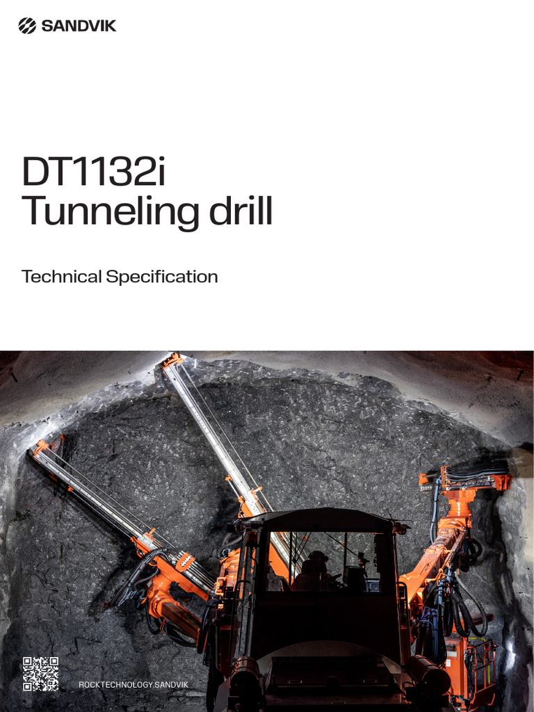 Sandvik DT1132i Tunneling Jumbo Overview | PDF | Drill | Pump