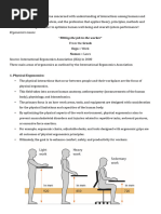 10 Principles of Ergonomics | PDF | Chair