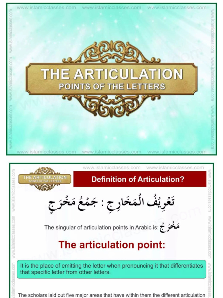 The Articulation Points of The Letters | PDF