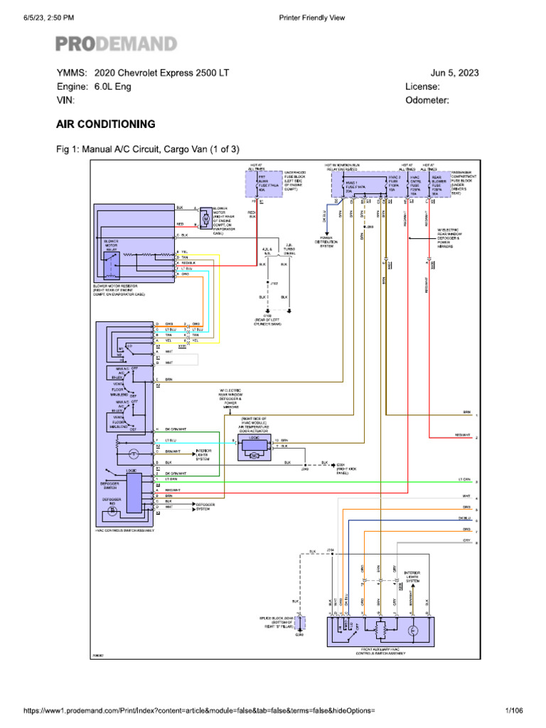 2020 Chevrolet Express 2500 | PDF