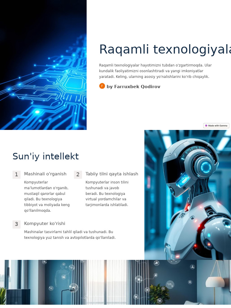 Raqamli Texnologiyalar | PDF