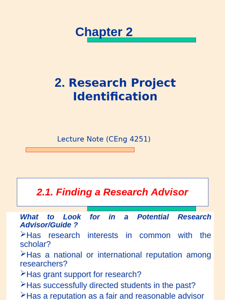 Chapter 2-Preparetion of Research Proposal | PDF | Methodology | Hypothesis