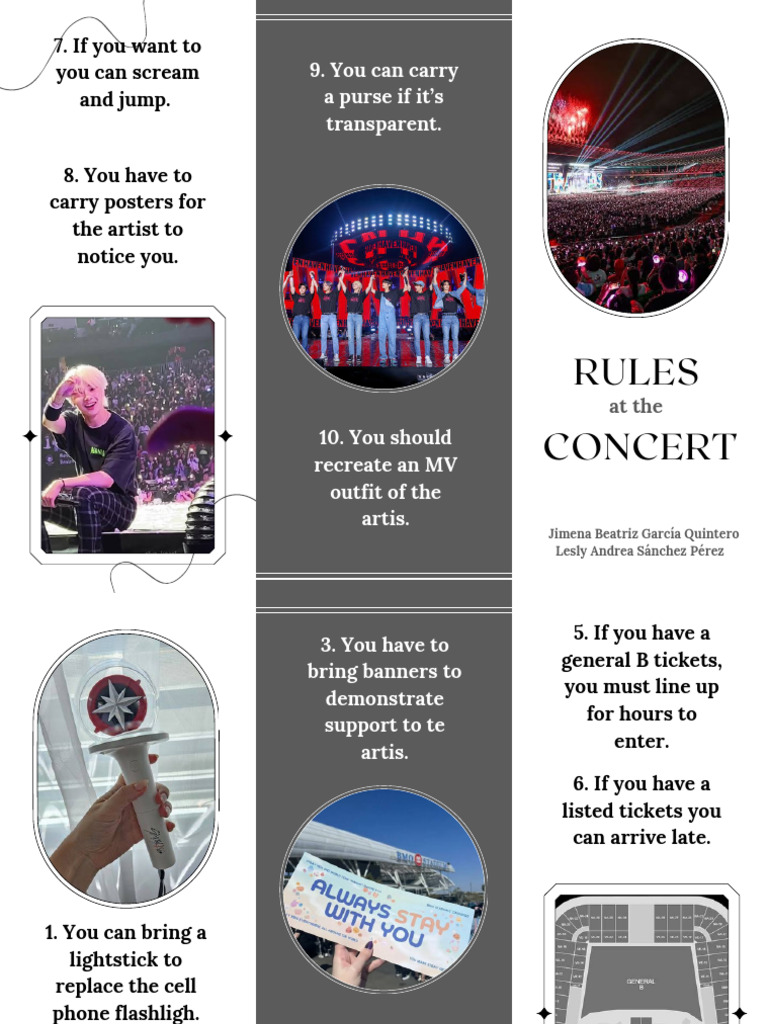 Rules at The Concert PDF | PDF