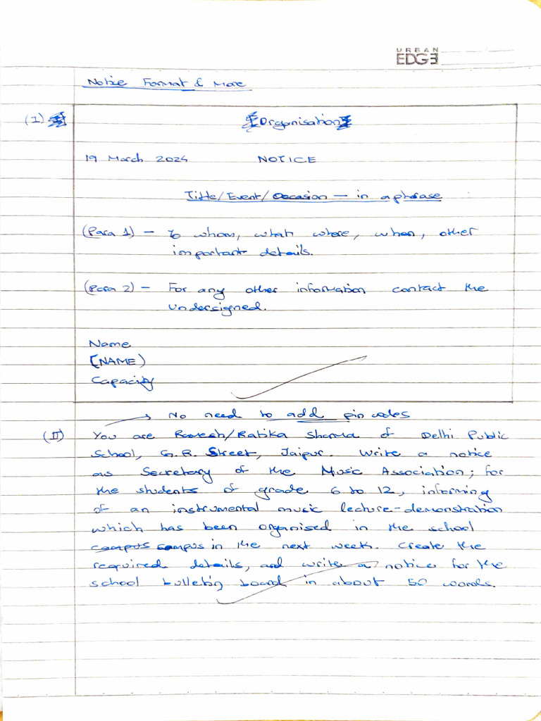 English 12th Formats & Examples | PDF