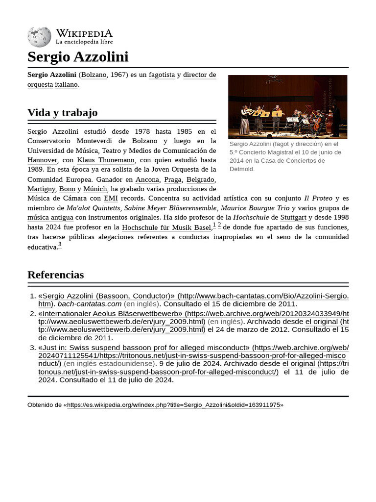 Suspensión de Sergio Azzolini | PDF