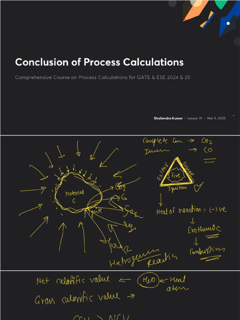 Conclusion of Process Calculations With Anno | PDF