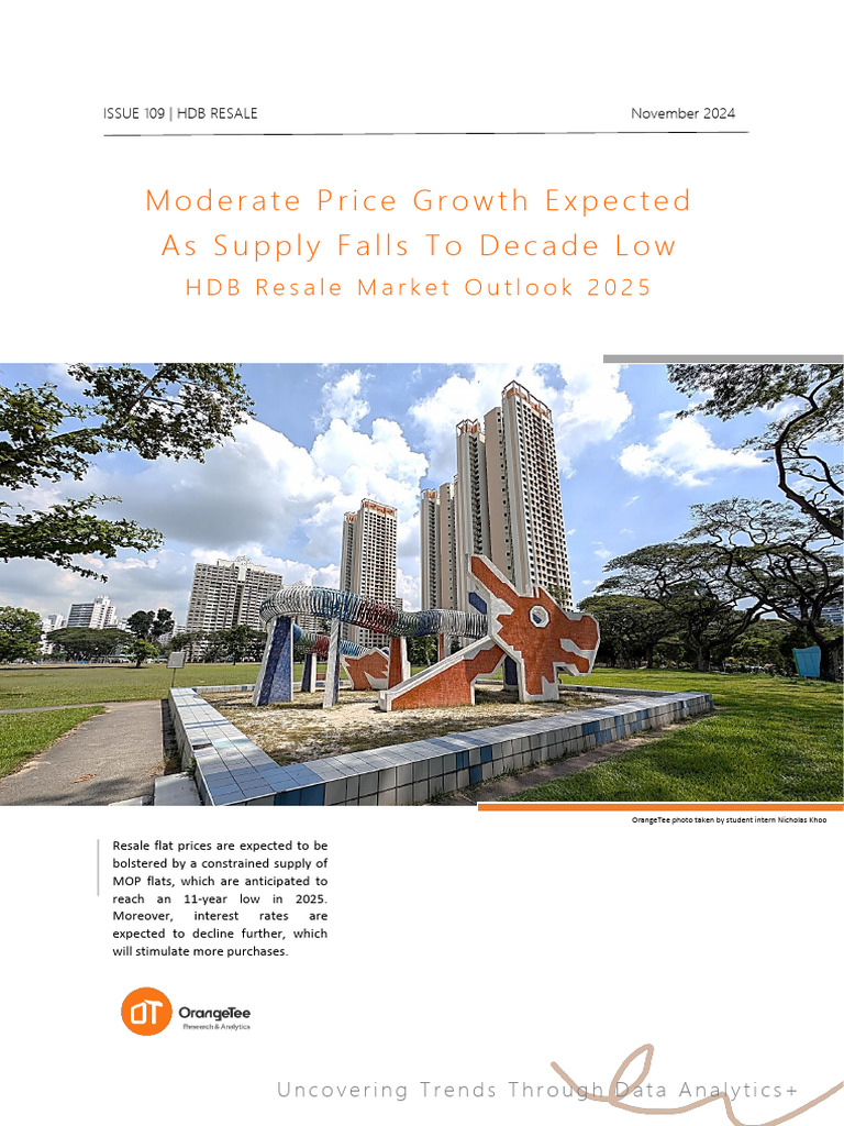 20241119173554-HDB Resale Market Outlook 2025 Final | PDF | Prices | Demand