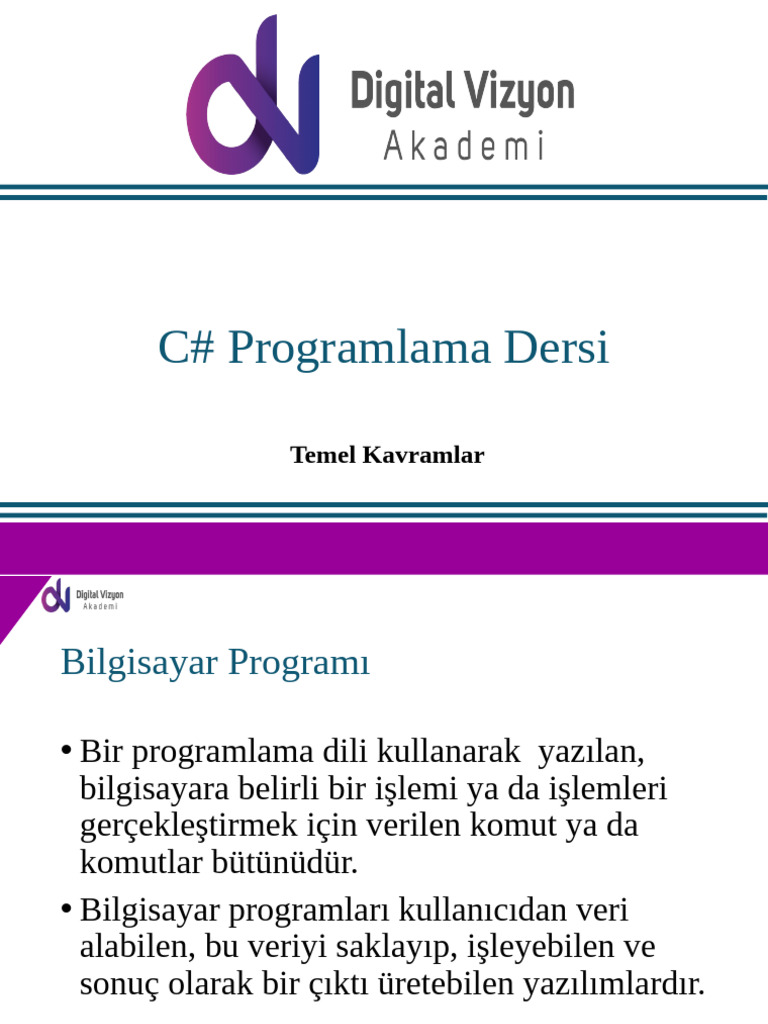 Temel Kavramlar | PDF