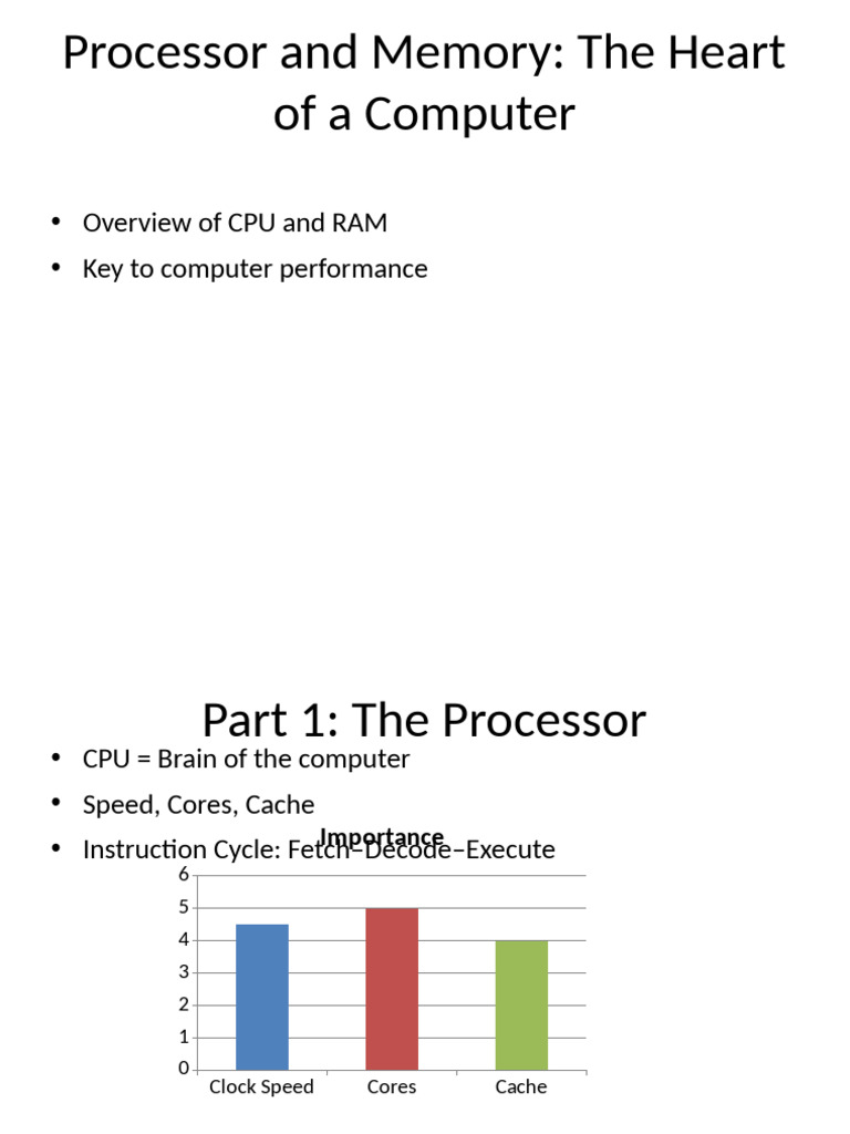 Processor and Memory Short Thesis Presentation Updated | PDF